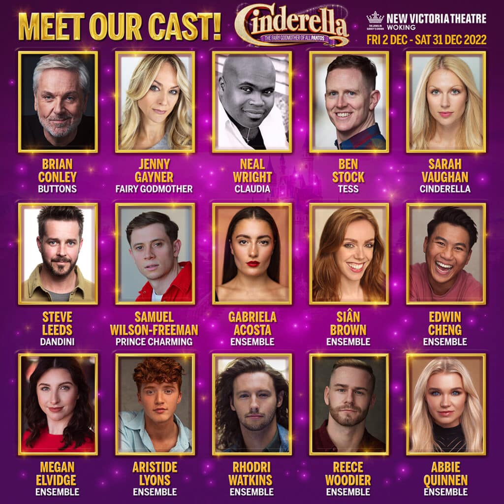 Full Casting Announcement for Woking Pantomime of Cinderella - Surrey Chambers