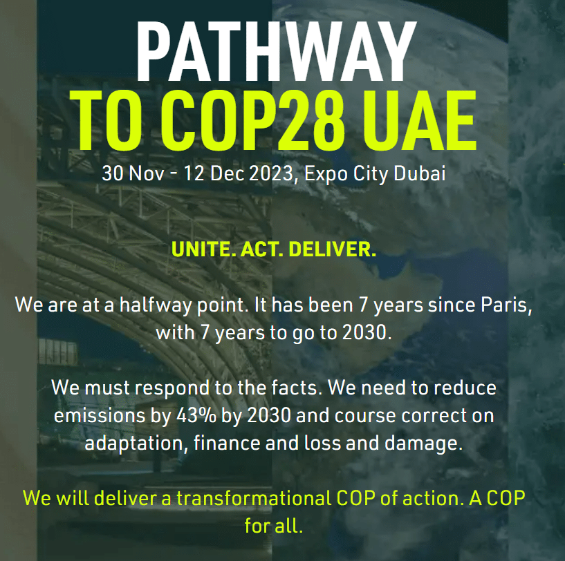 COP28 UAE Thematic Program | Surrey Chambers
